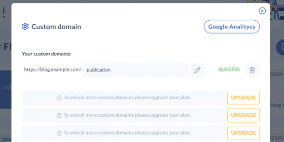 How to customize Publuu domain?