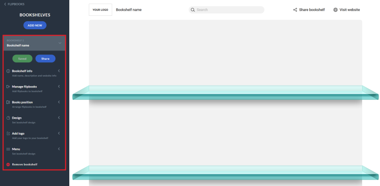 How to create a Virtual Bookshelf?