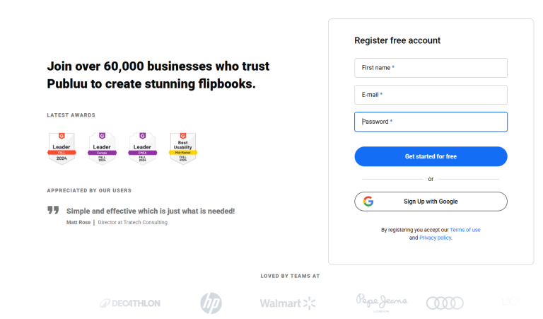 How to create a free account? | Publuu