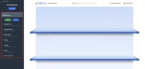 How to create a Virtual Bookshelf?