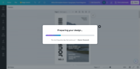 How to create a flipbook with Canva?