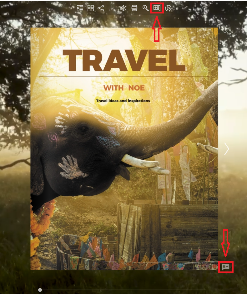 How to add private notes to a flipbook?